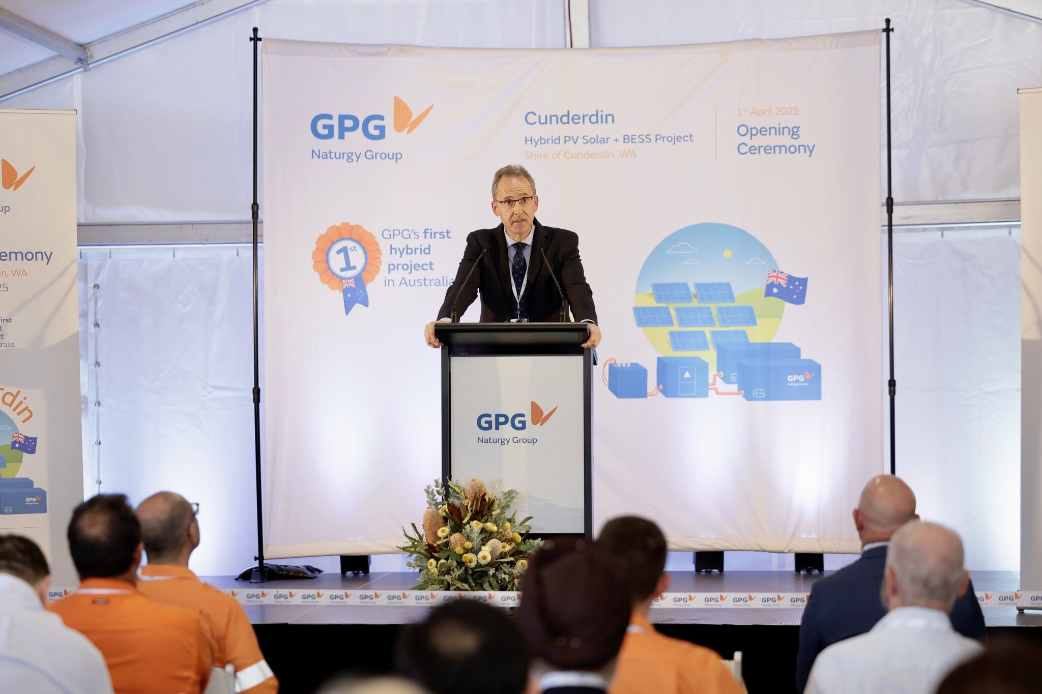 We inaugurate Cunderdin, our first hybrid solar and battery project ...