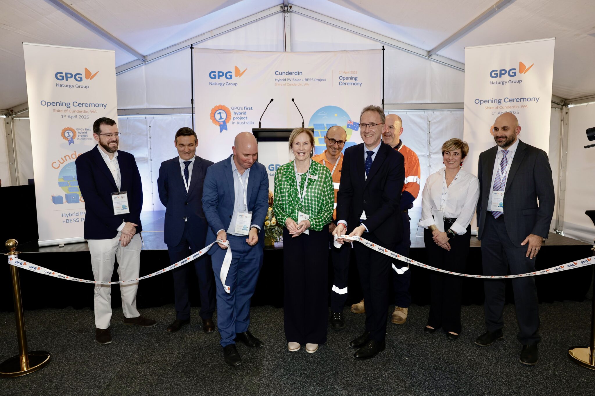 We inaugurate Cunderdin, our first hybrid solar and battery project ...