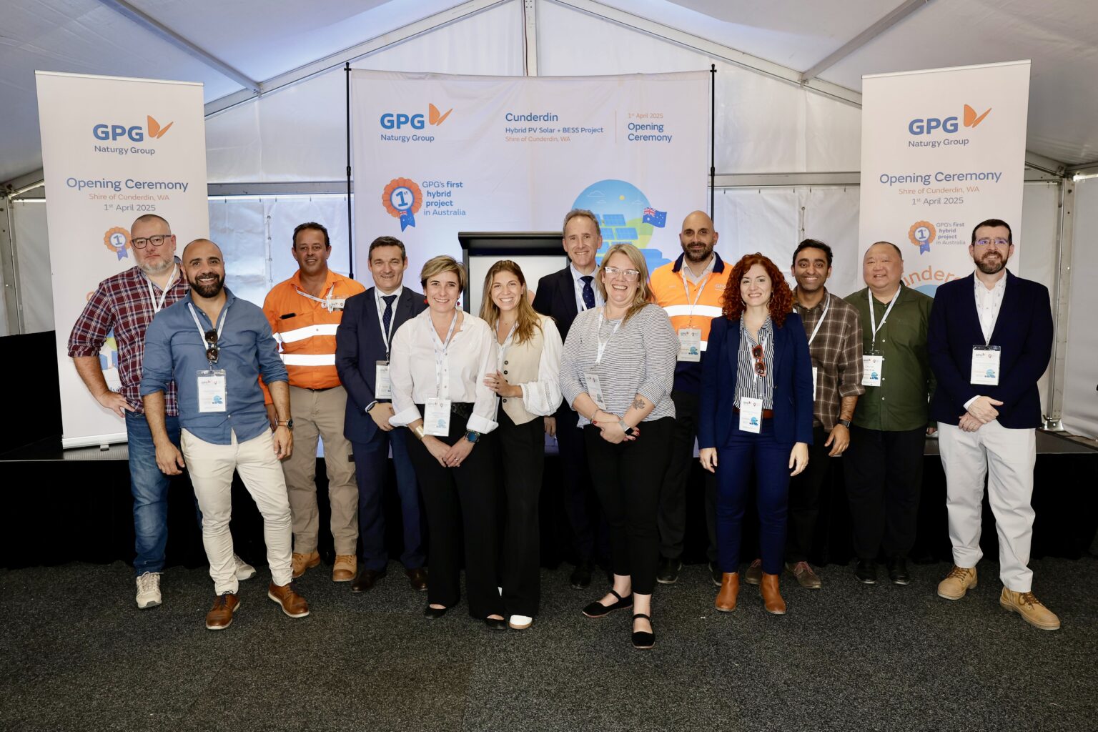 We inaugurate Cunderdin, our first hybrid solar and battery project ...